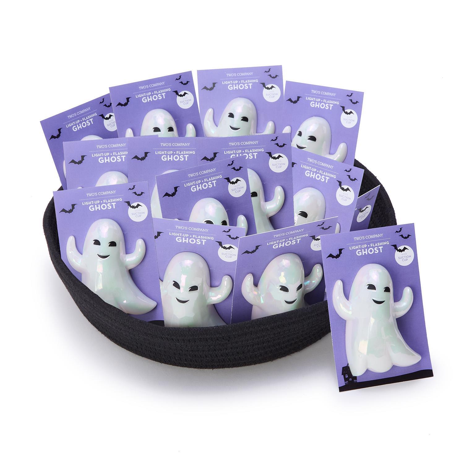 Boo-gie Nights 30 Pc Iridescent LED Ghost with Suction Cup Attachment ...