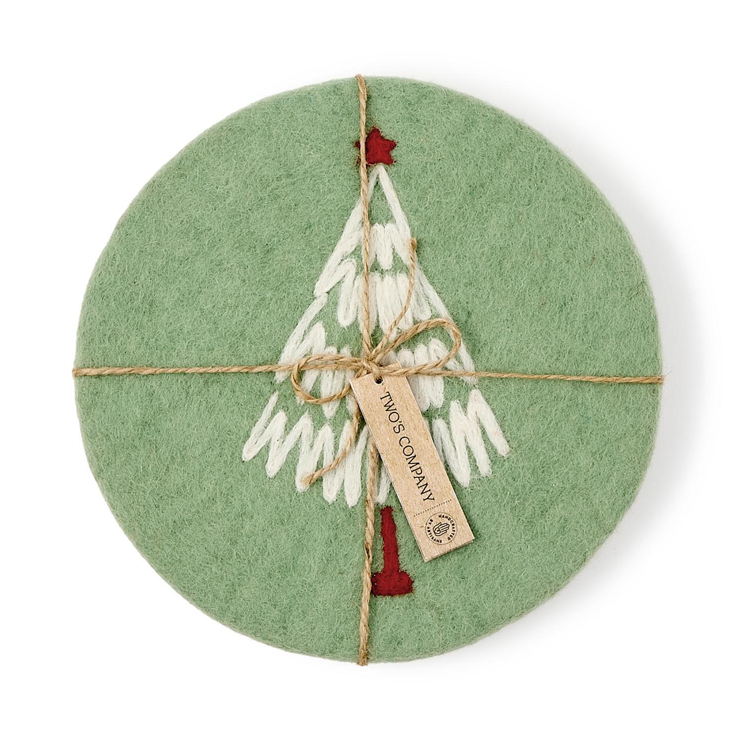 Hand-Crafted Holiday Trivet Assorted 2 Designs/Colors