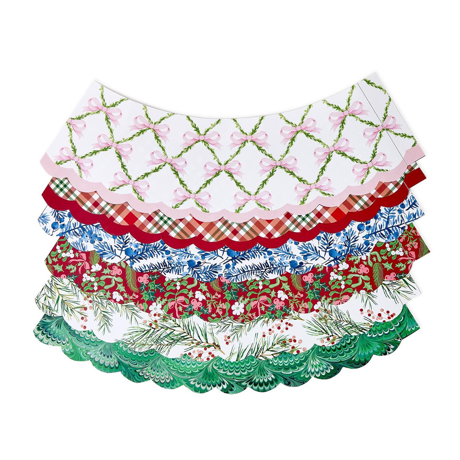 Holiday 24 Pc Paper Shade Cover Un Incl 6 Patterns