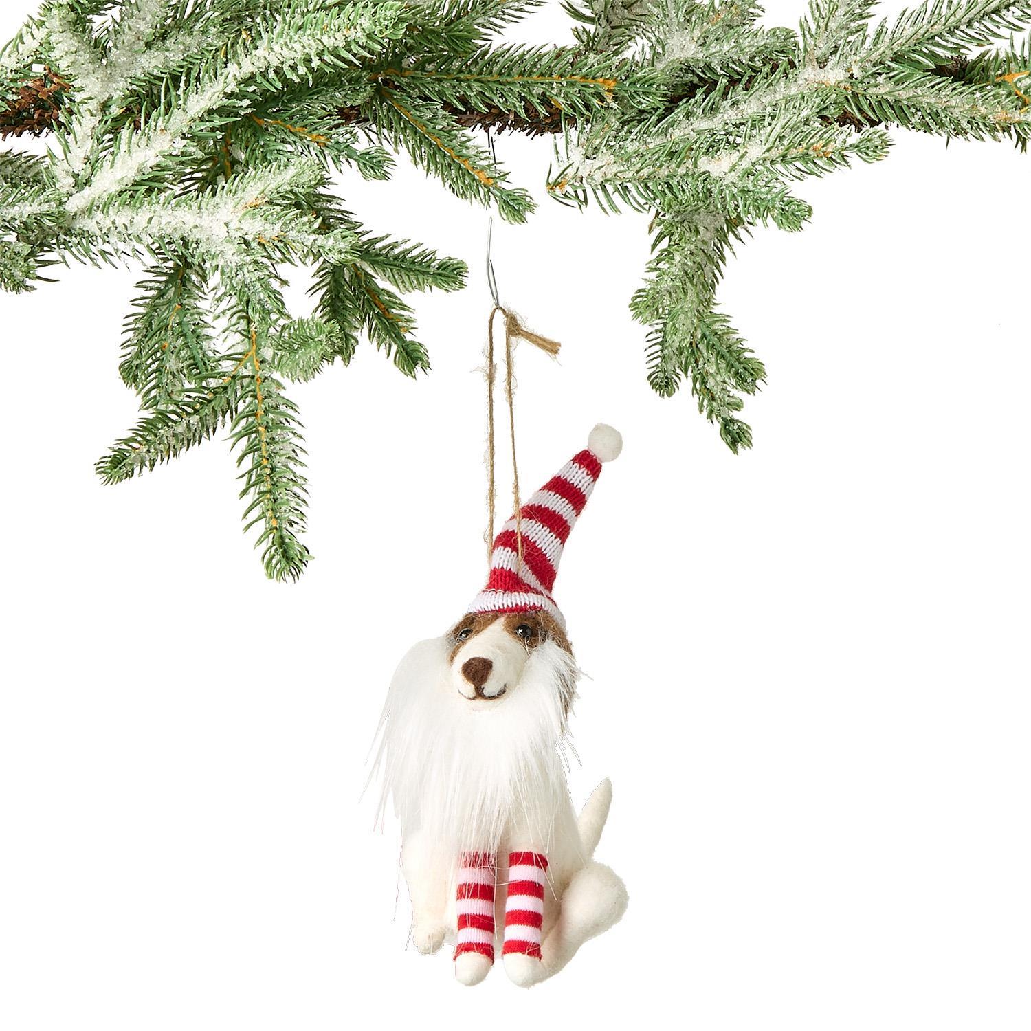 Deck the Paws 20 Pc Felt Dog Ornament Unit Includes 5 Designs