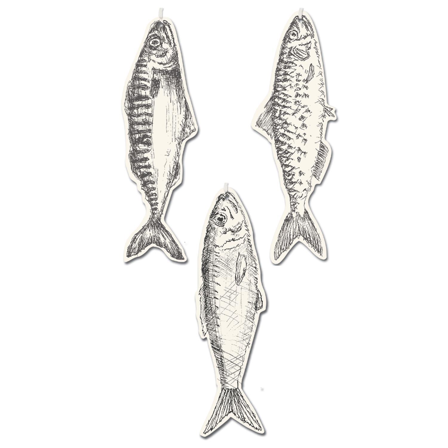 Mackerel Fish Tag Paper