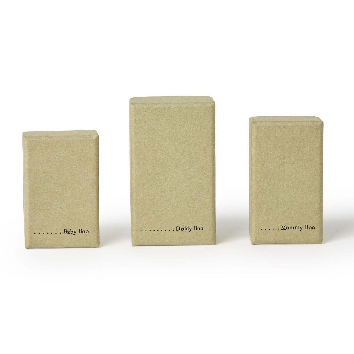 Set of 3 Ghost Figurines in Gift Box Includes 3 Designs