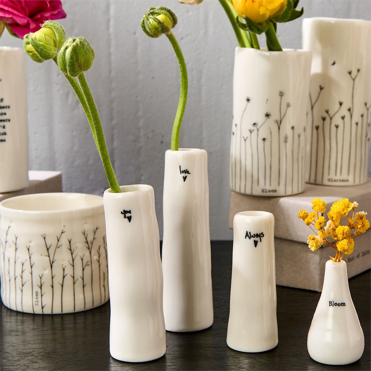 S/3 All My Love Vase in Gift Box Asst 3 Designs