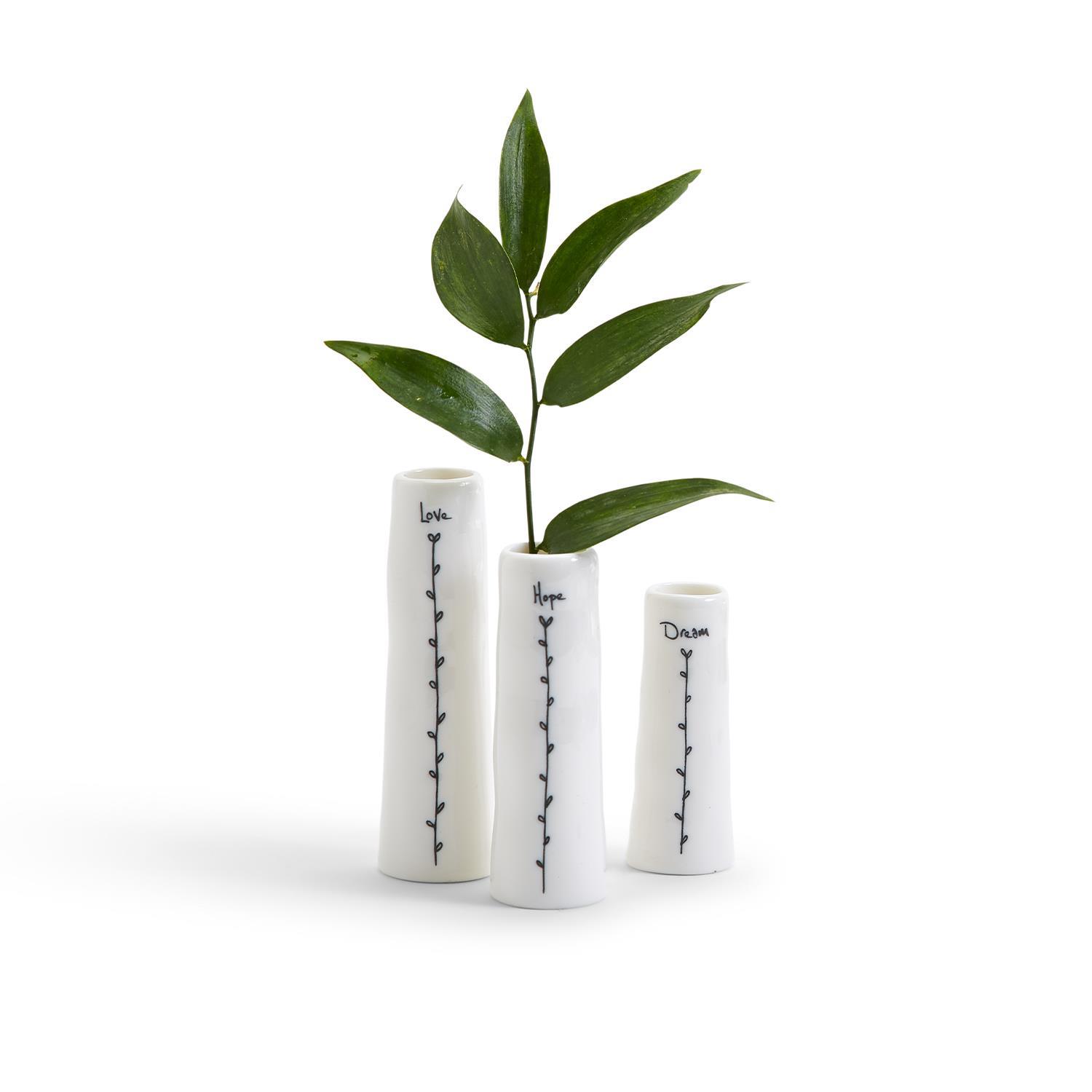 S/3 All My Love Vase in Gift Box Asst 3 Designs