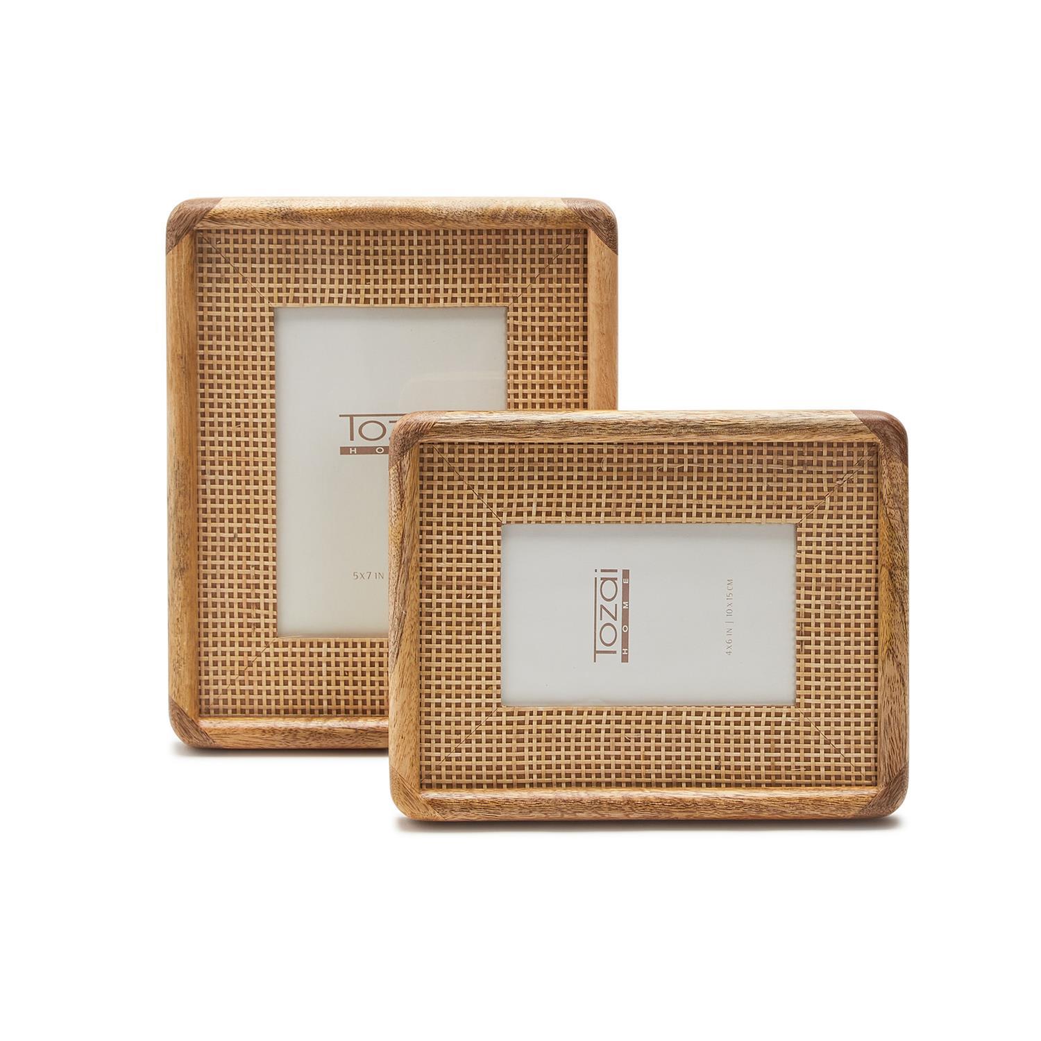 Cane S/2 Photo Frame