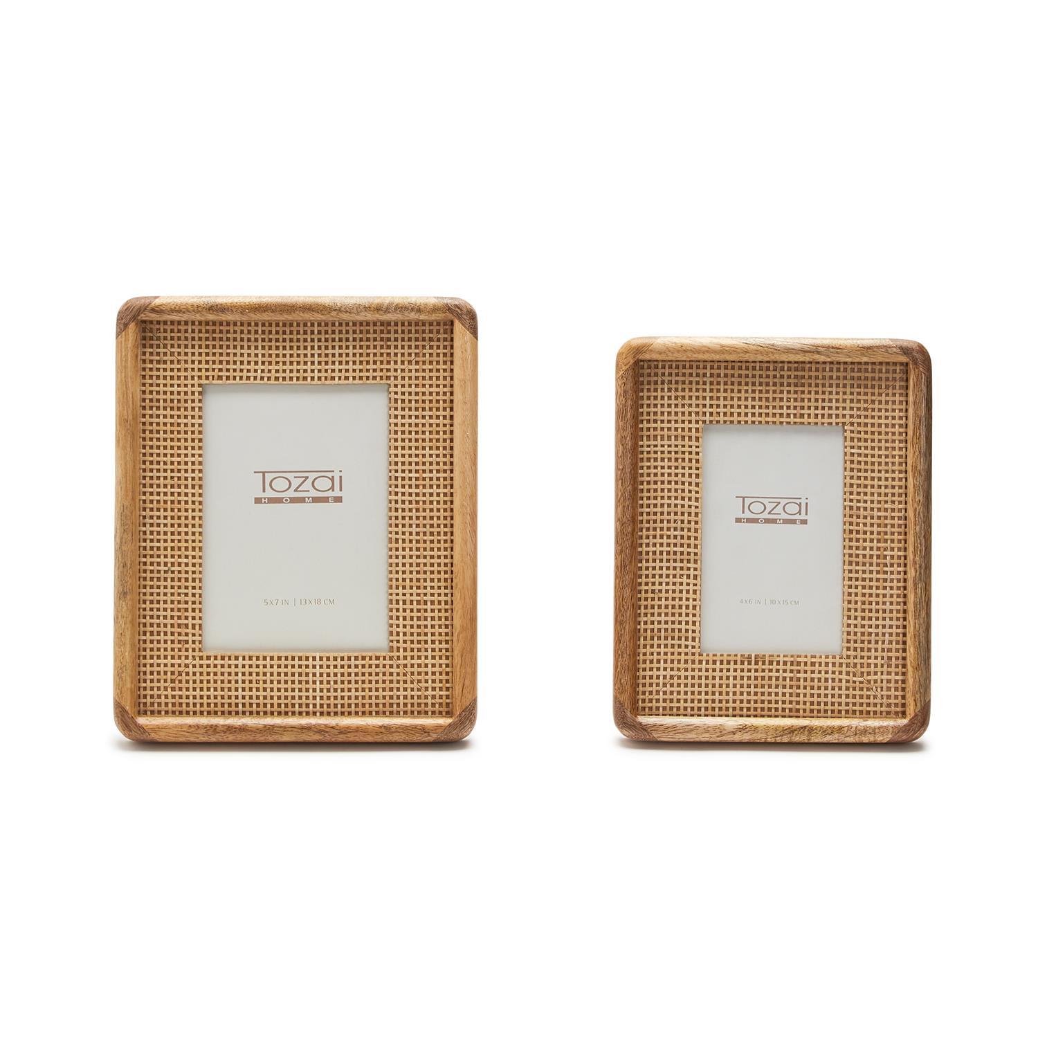 Cane S/2 Photo Frame