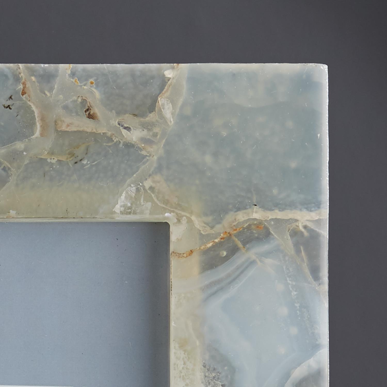 S/2 Natural Agate Photo Frame Incl 2 Sizes