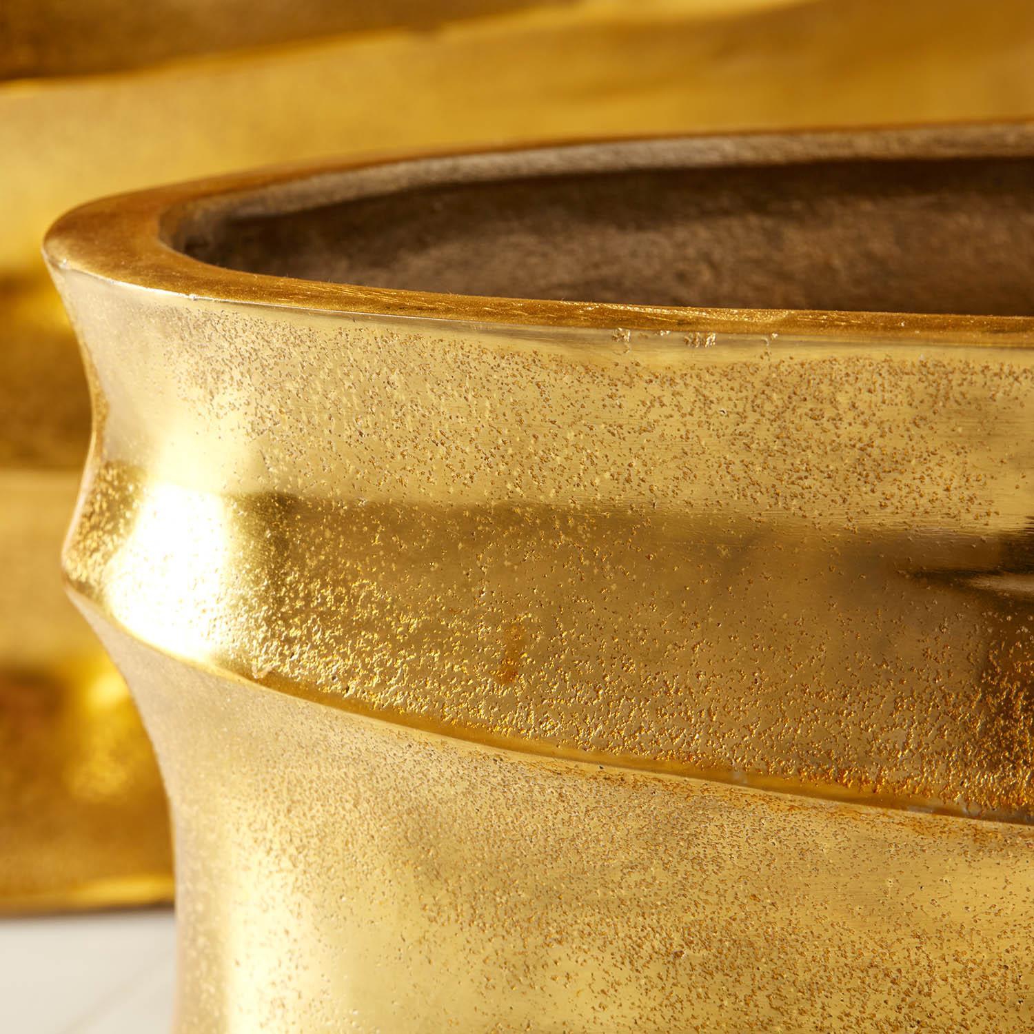 S/2 Gold Planter