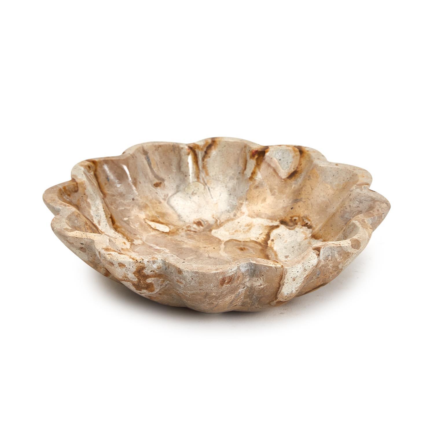 Brown Marble Bowl