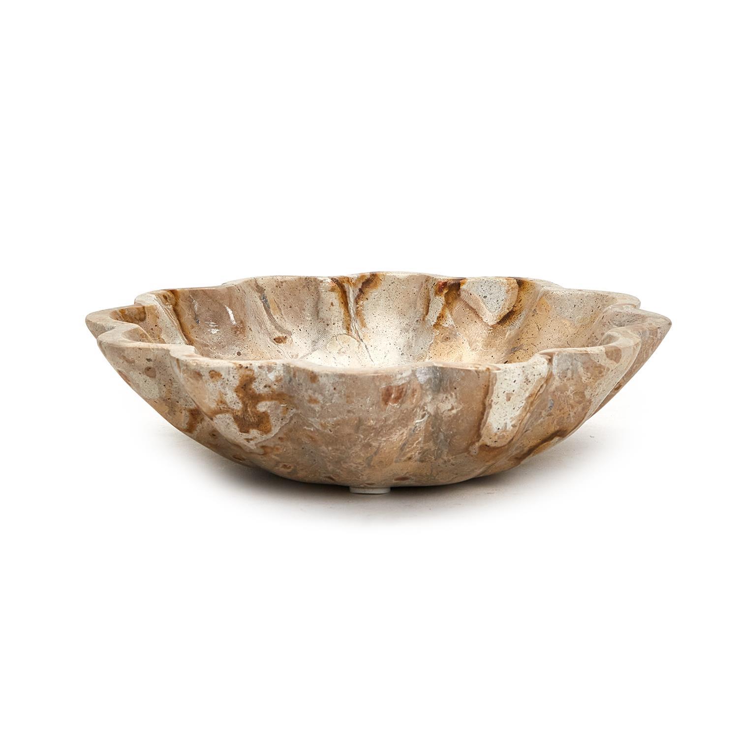 Brown Marble Bowl