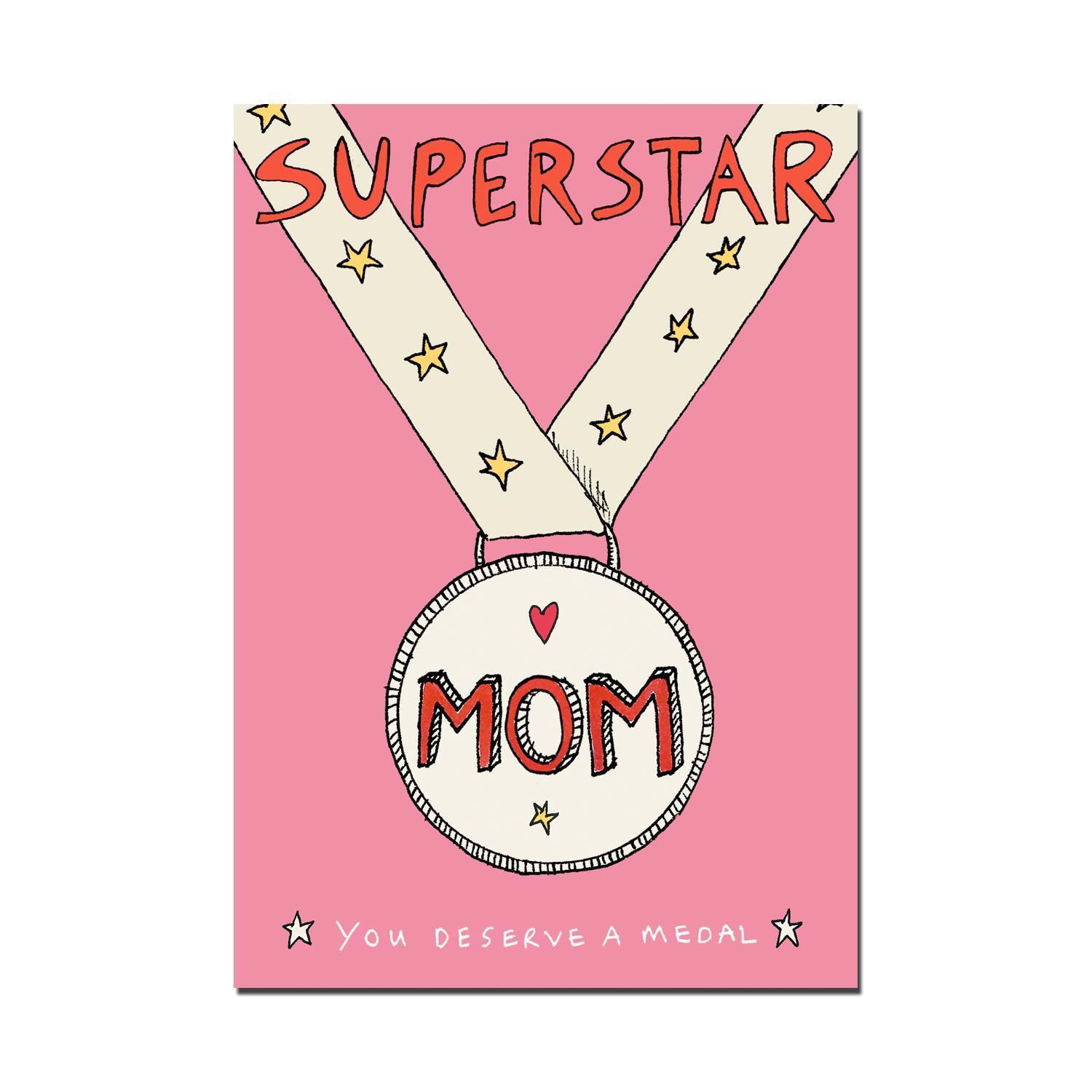 "Superstar Mom" Occasion Card