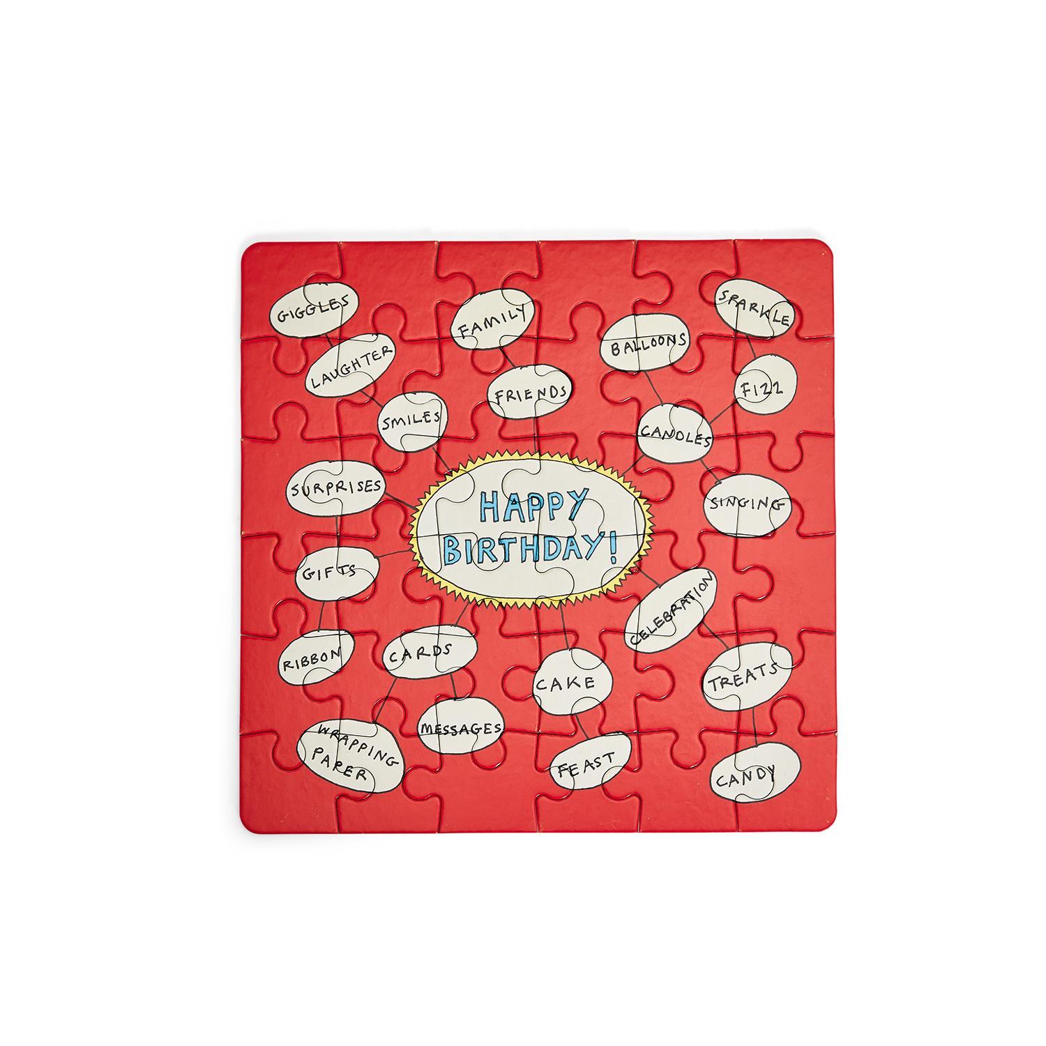 Happy Birthday Greeting Puzzle "A" 24 Pc Unit A/4 Designs