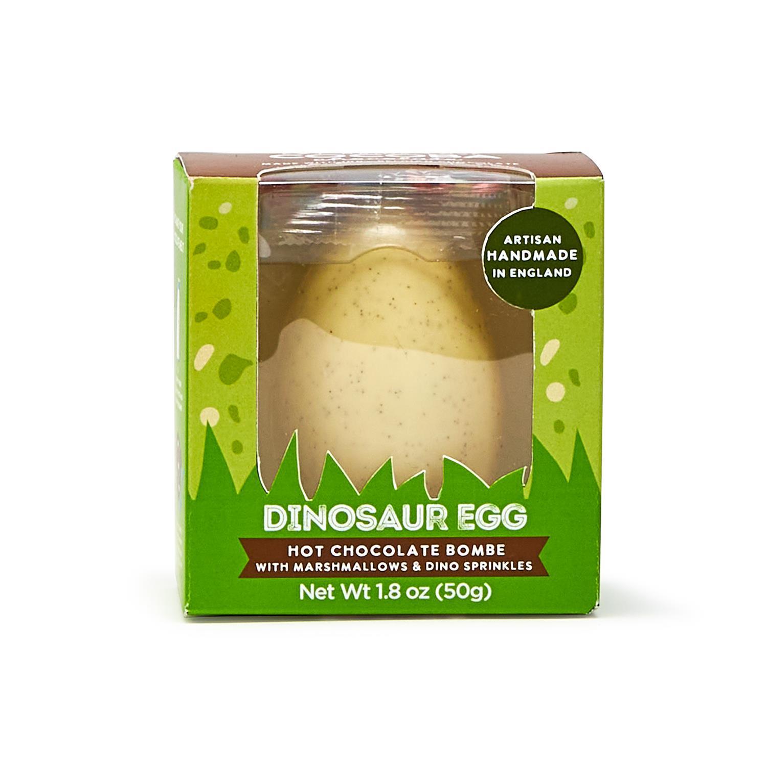 Dino Egg Hot Chocolate Cocoba Bombe in GB