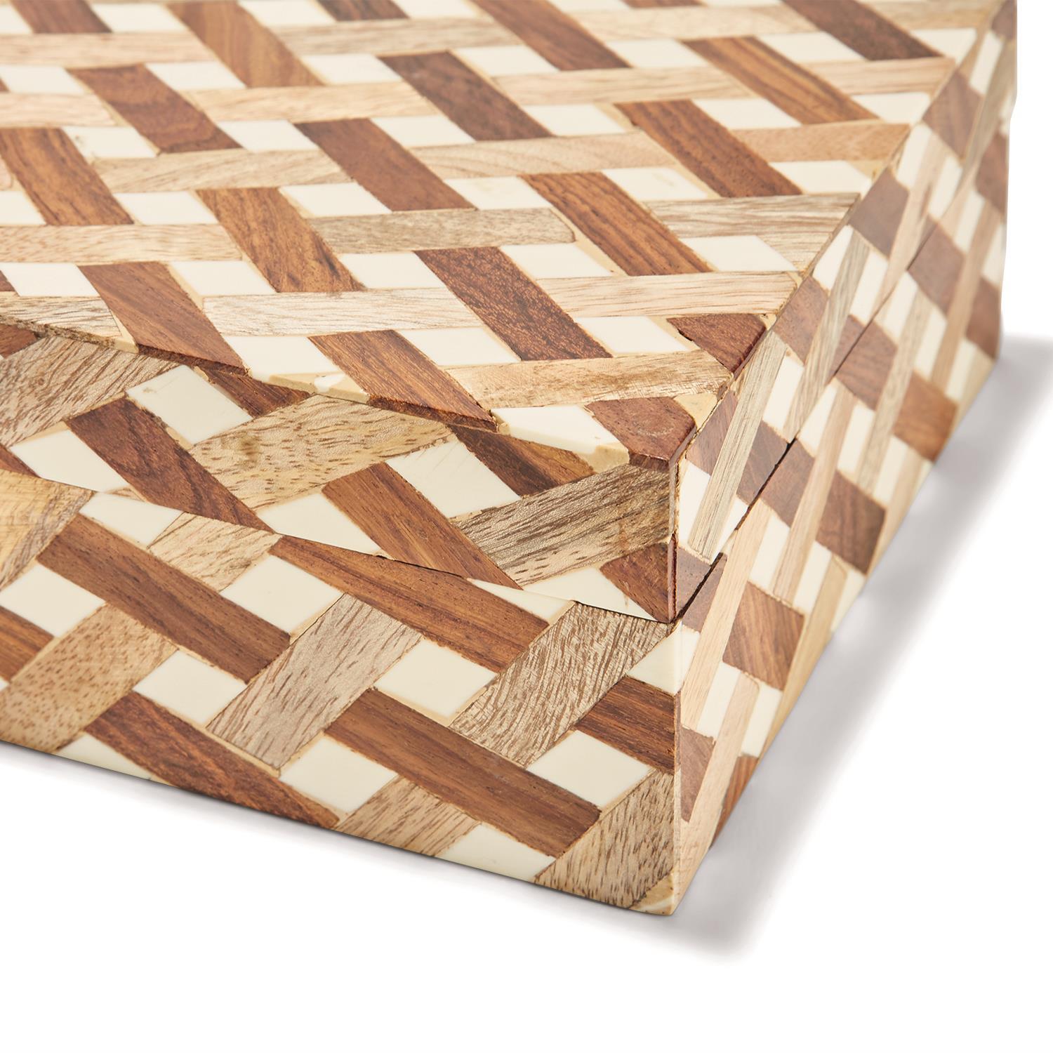 Wooden Weave Box