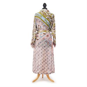 Patchwork Pastel Print Robe Gown