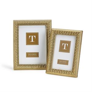 Golden Gallery S/2 Gold Finish Photo Frame