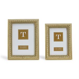 Golden Gallery S/2 Gold Finish Photo Frame