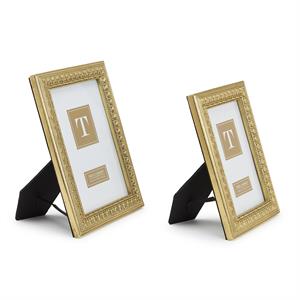 Golden Gallery S/2 Gold Finish Photo Frame