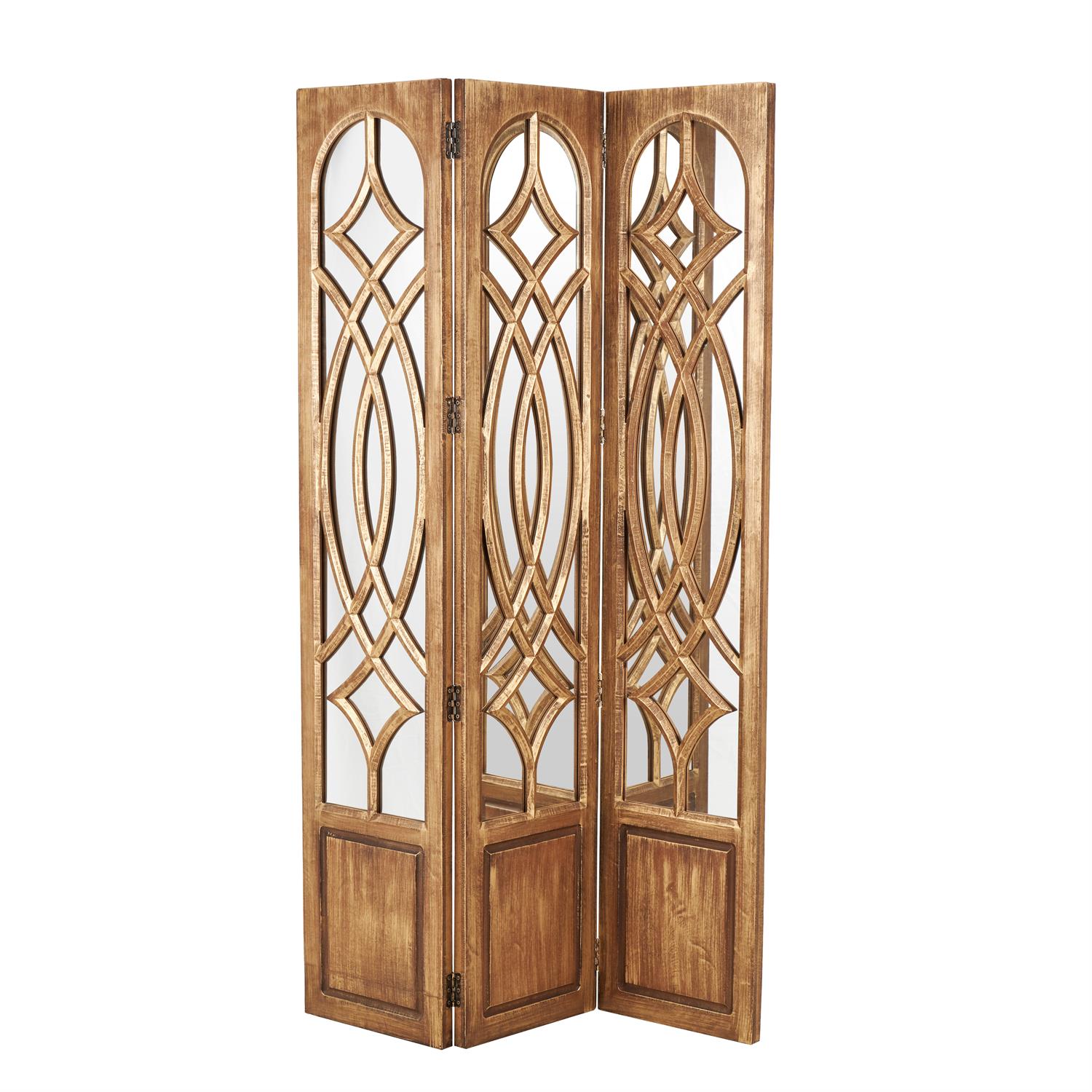 brown room divider
