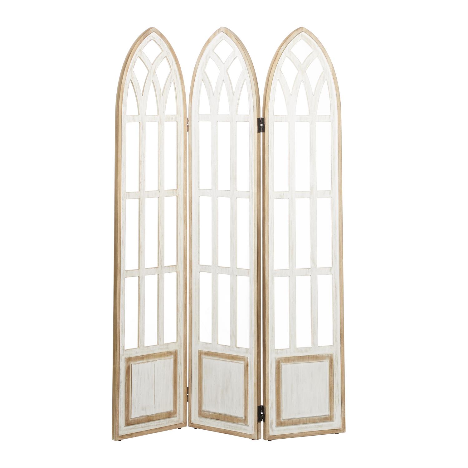 white divider screen