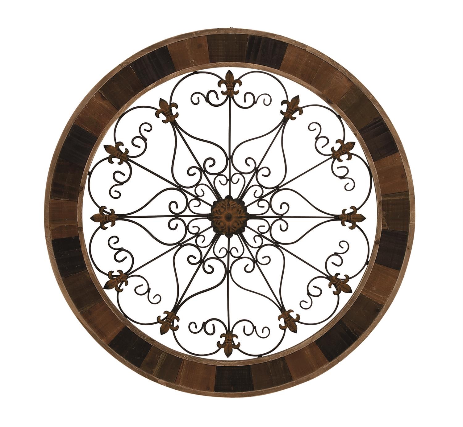 metal scrollwork wall decor