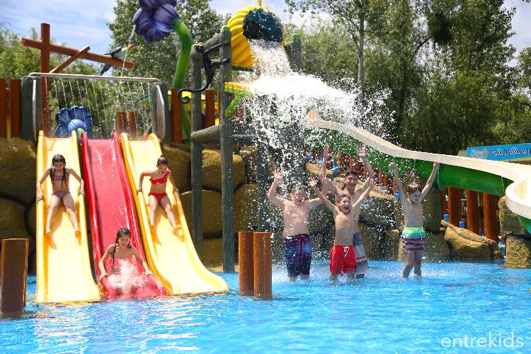 Parque Oasis - Disfruta de 6 piscinas y toboganes en familia | Entrekids