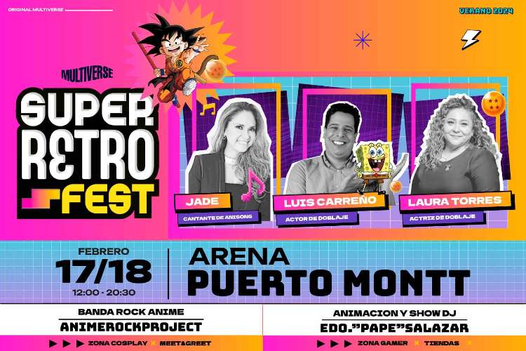 Super Retro Fest 2024 Puerto Montt | EntreKids