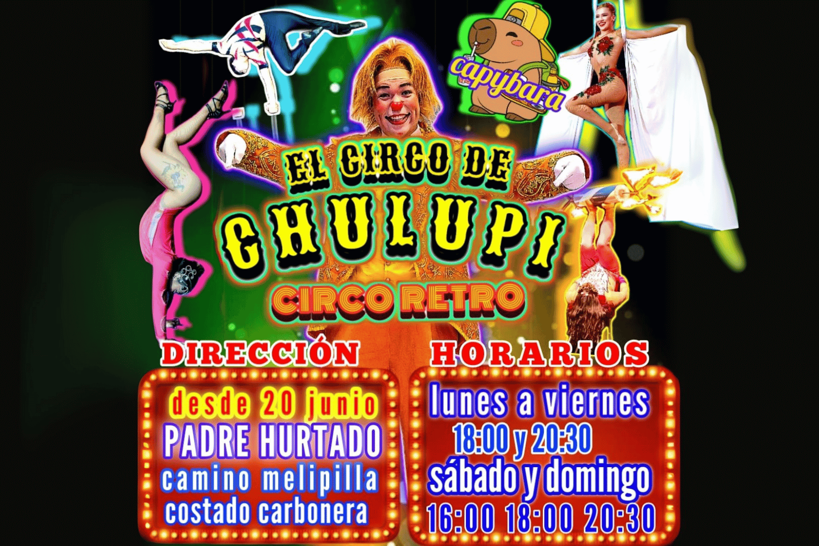 El Circo de Chulupi en Padre Hurtado | Circo Chulupi