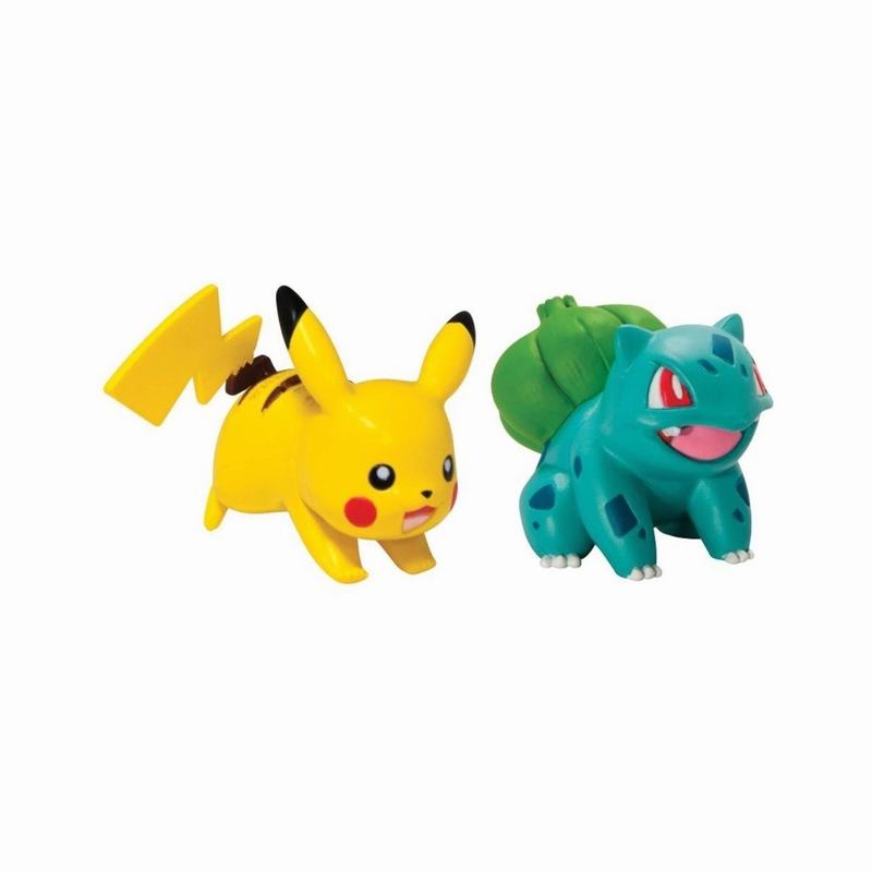 Pokemon - Bulbasaur Vs Pikachu - Pack 2 - Tomy | EntreKids