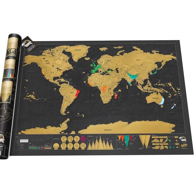 Scratch Map Deluxe | EntreKids