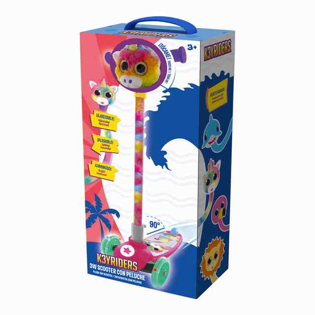 Scooter - 3 Ruedas - Peluche Corny - Keyriders | EntreKids