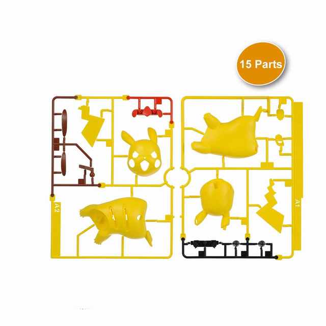 Pokemon - Pikachu - 15 Piezas - Model Kit Armable - Bandai | EntreKids