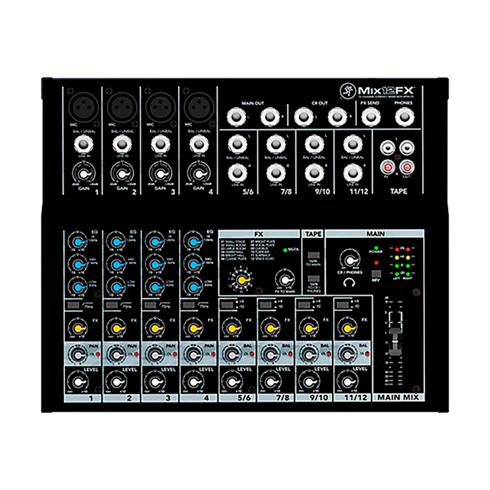 Mixer 12 canales Mix12FX | EntreKids