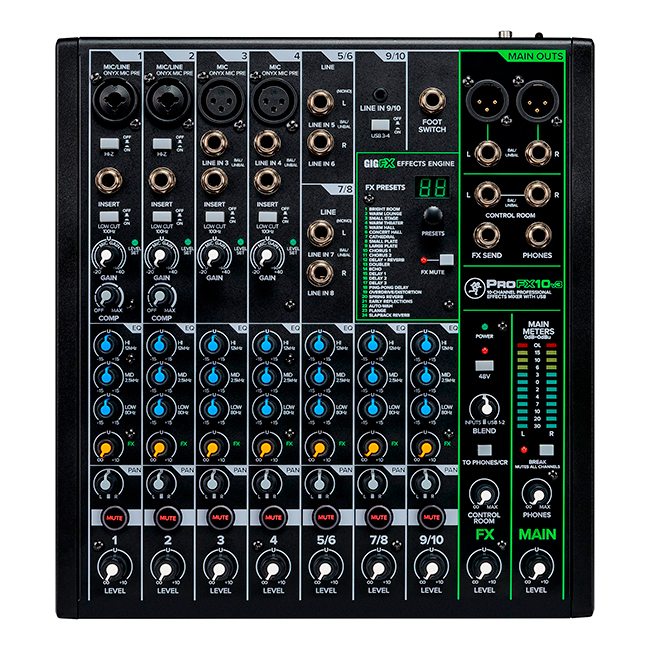 Mixer 10 canales ProFX10v3 | EntreKids