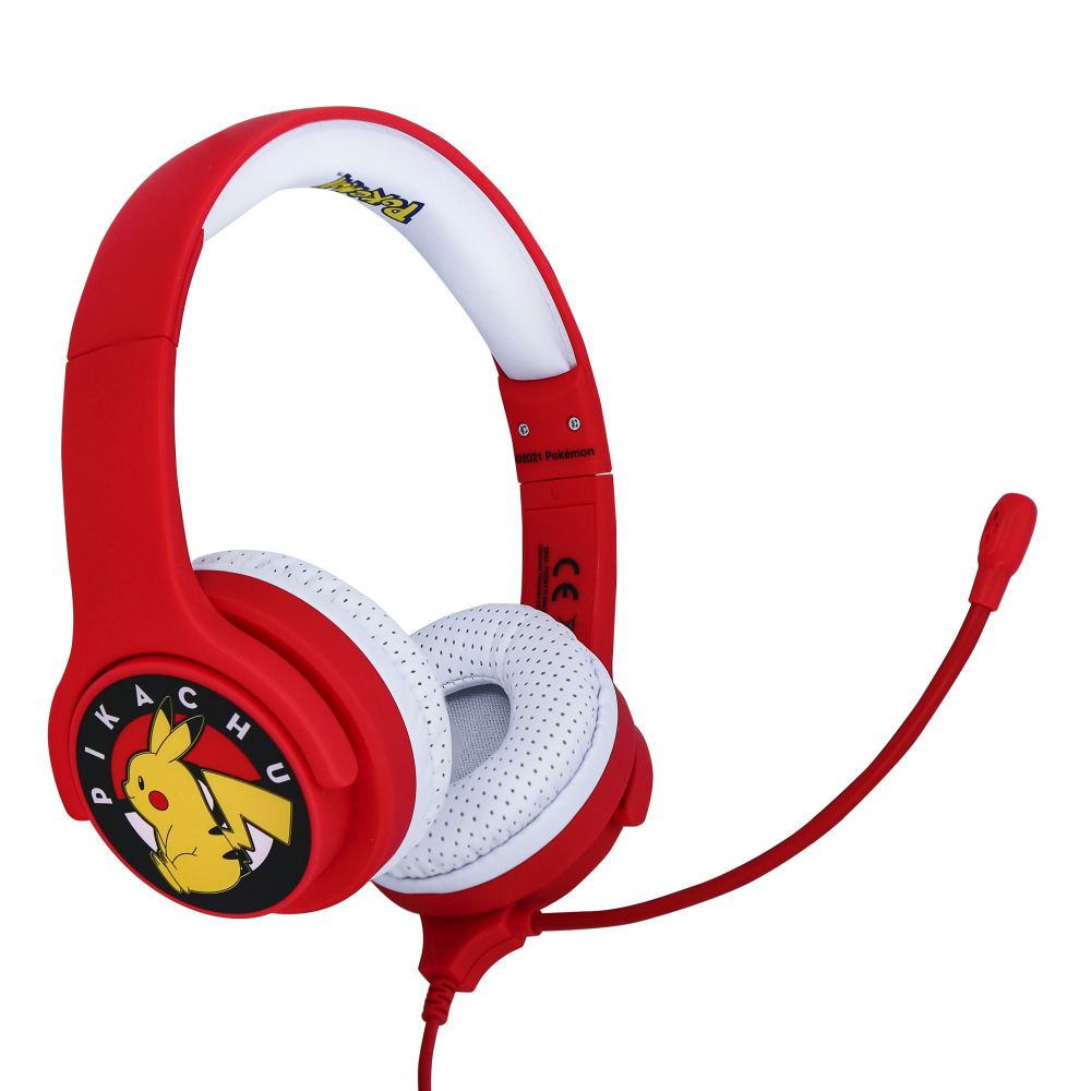 POKEMON STUDYHEADPHONES W BOOM MIC | EntreKids
