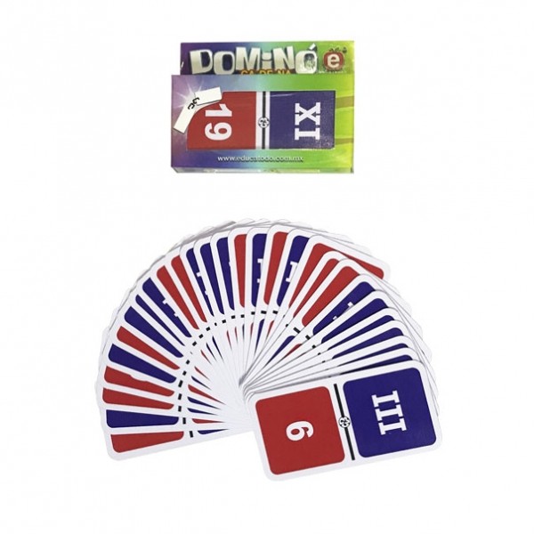 Domino números romanos | EntreKids