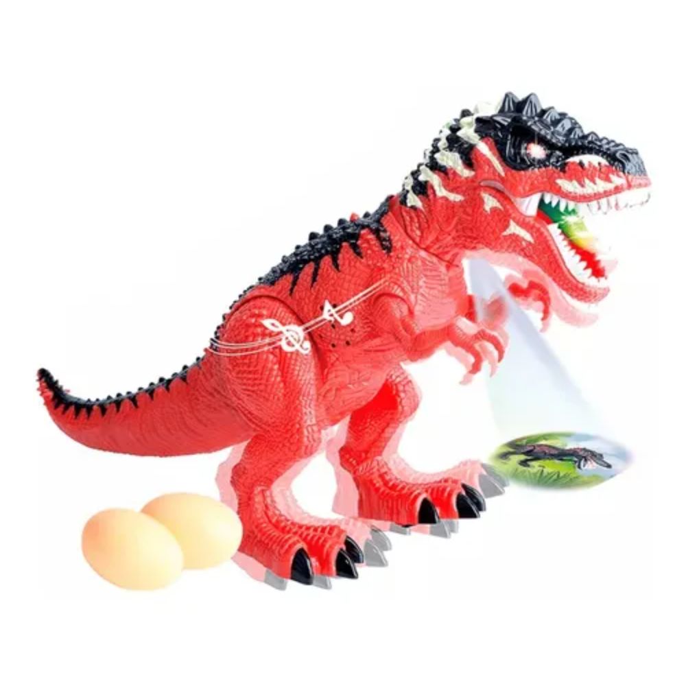 Dinosaurio Juguete T-Rex con Luces y Sonido, Pone Huevos | EntreKids