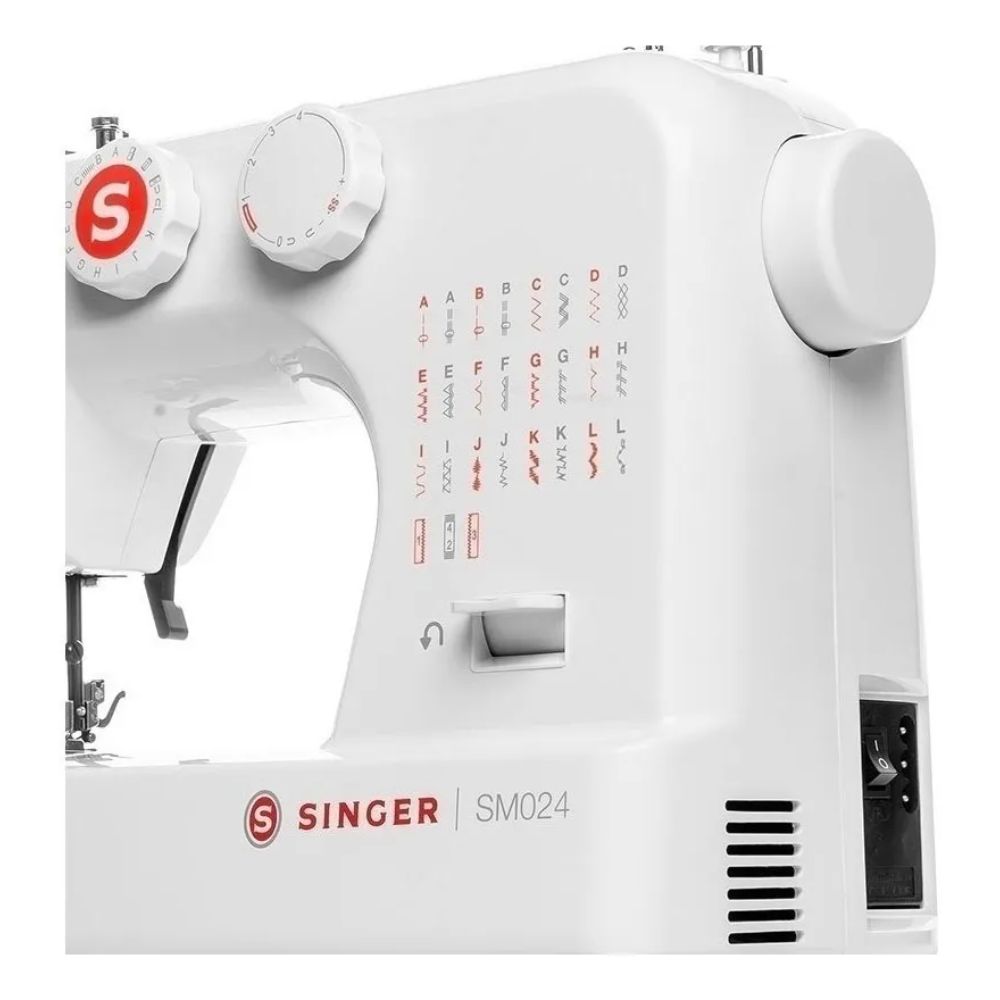 Máquina de coser Singer SM024 Portable Blanca | EntreKids