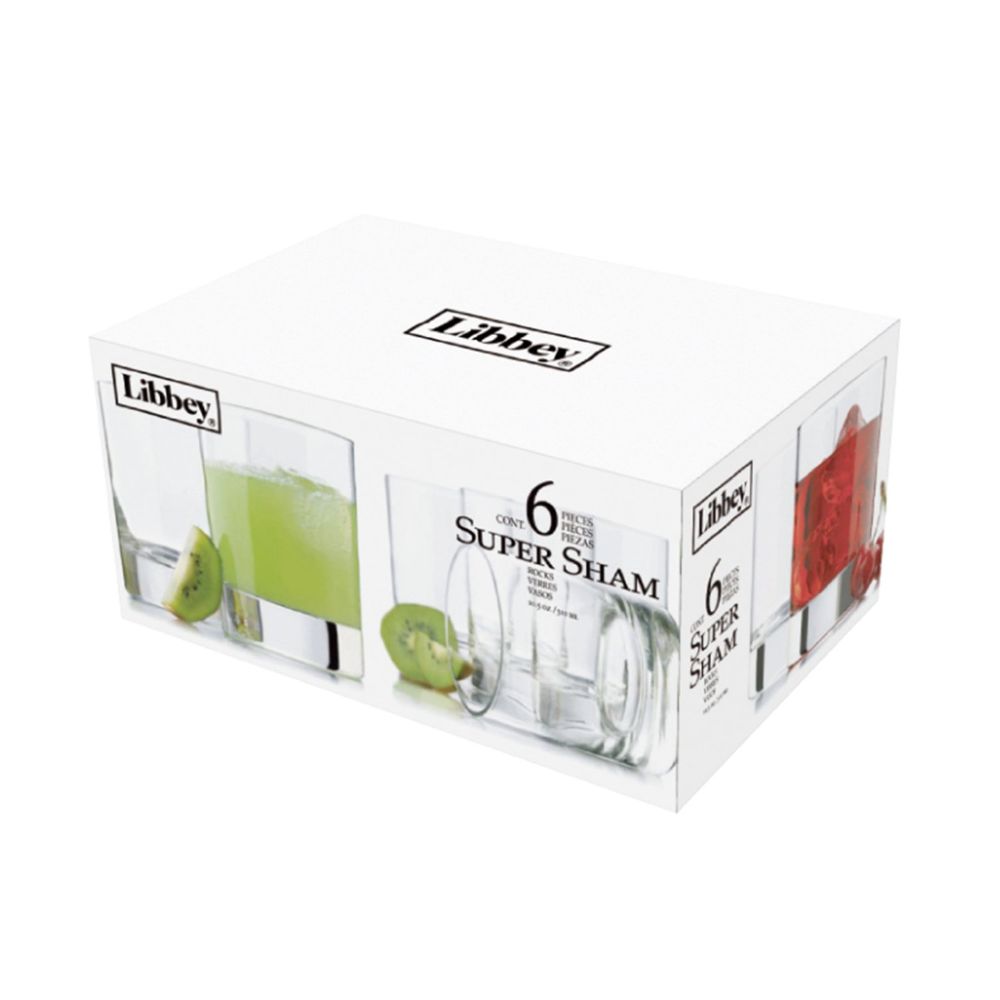 Set de 6 Vasos Bajos Sham Rock Libbey 311ML | EntreKids