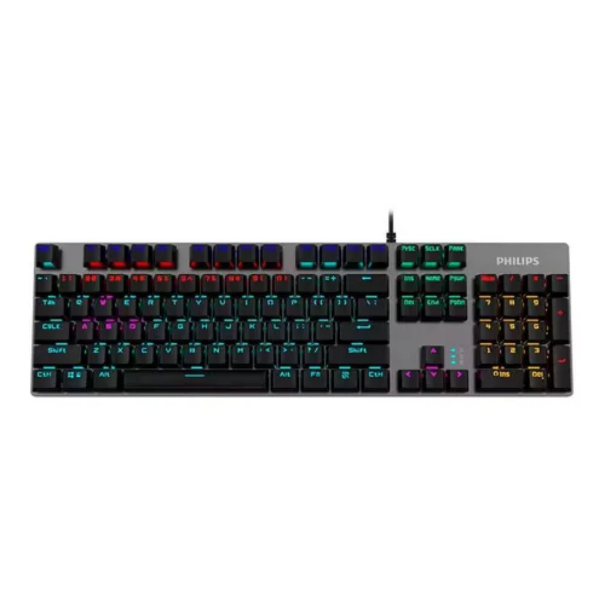 Teclado Gamer Mecánico Ambiglow RGB Philips G401 | EntreKids