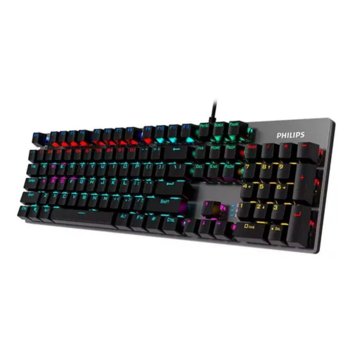 Teclado Gamer Mecánico Ambiglow RGB Philips G401 | EntreKids