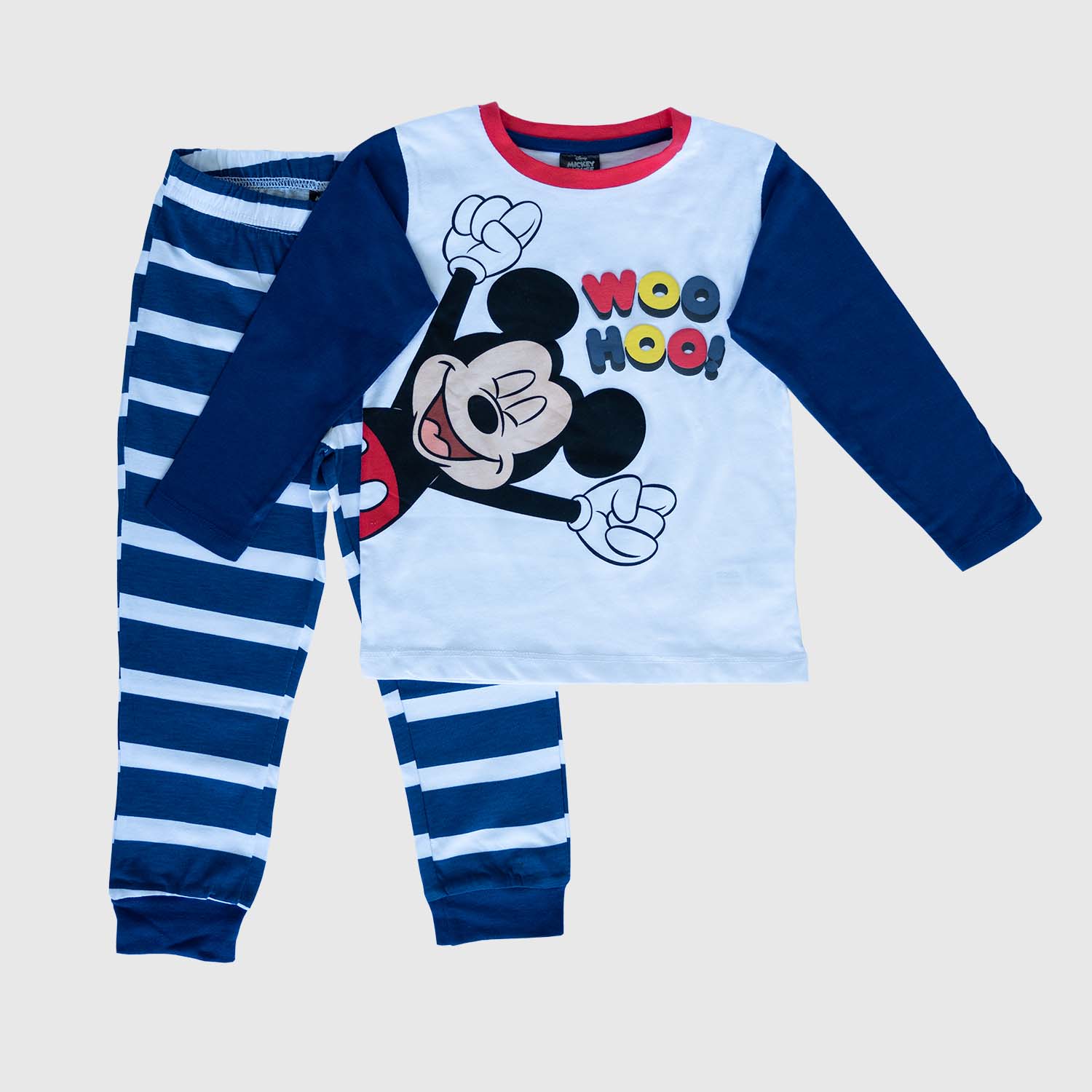 Pijama Niño Mickey Woo Hoo Blanco Disney | EntreKids