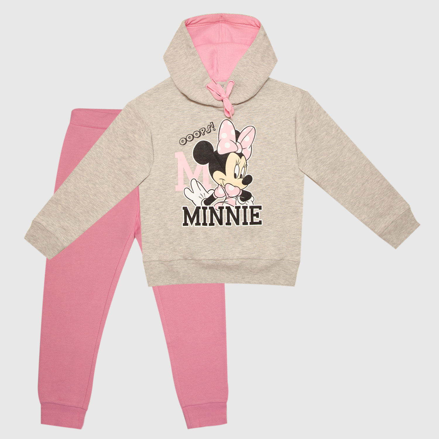 Conjunto Buzo Niña Minnie Big M Rosado Disney | EntreKids