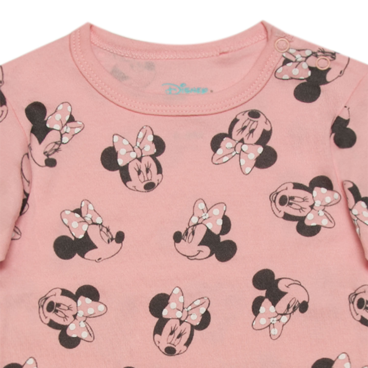 Set Bebe Minnie Moño Rosado Disney | EntreKids