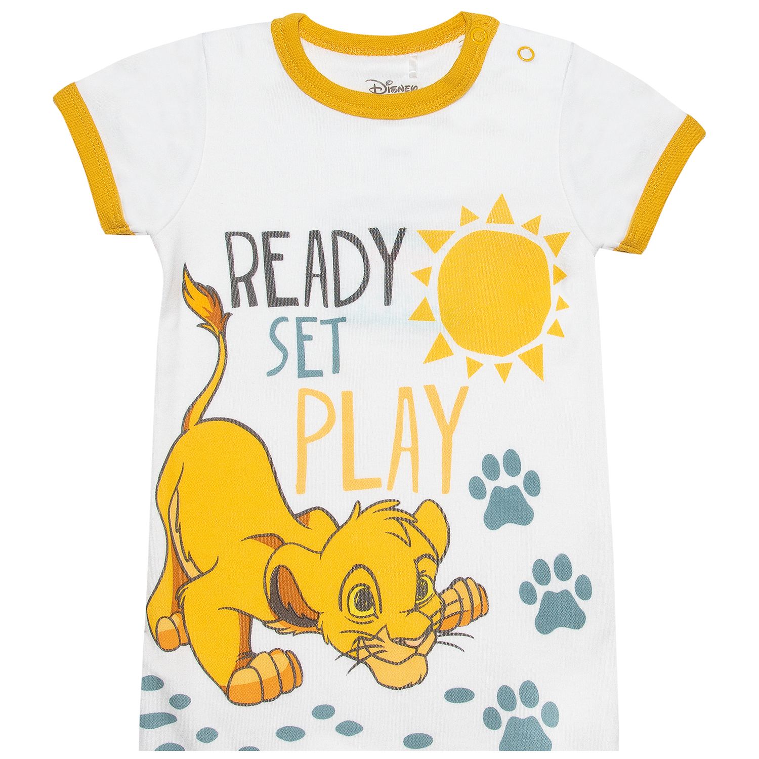 Enterito Bebe Rey Leon Ready Set Play Blanco Disney | EntreKids