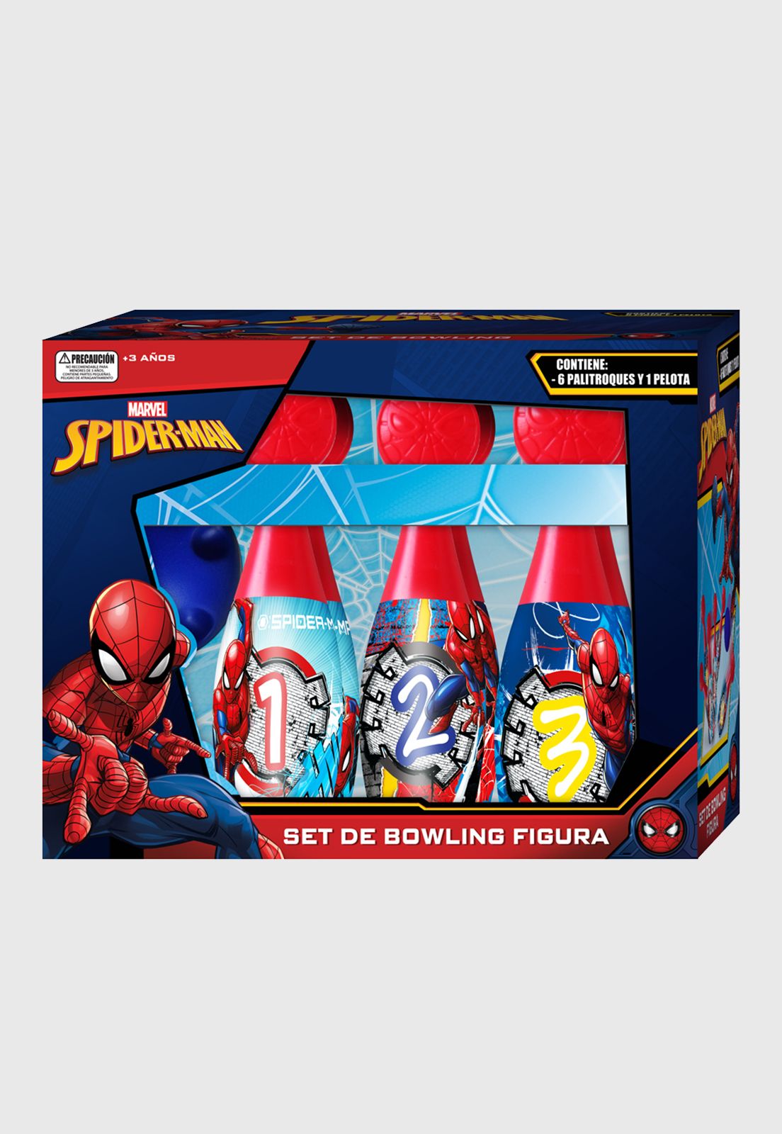 Set De Bowling Figura Spiderman | EntreKids