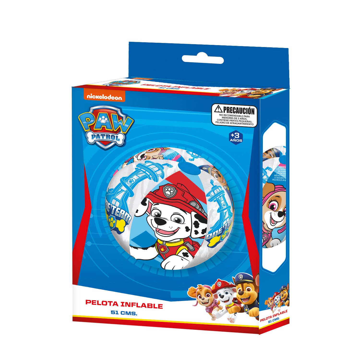 Pelota Inflable 51 cm Paw Patrol Pronobel | EntreKids
