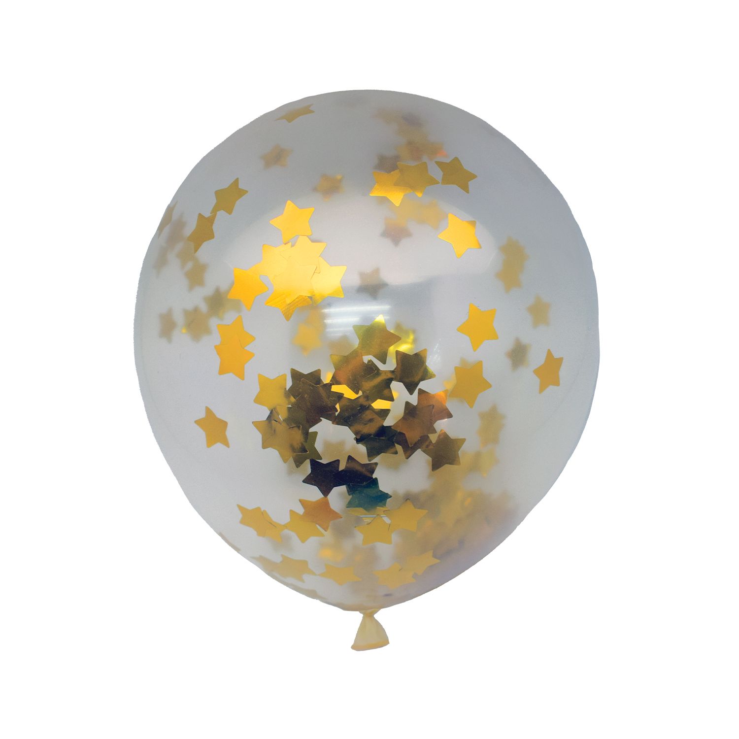 Pack Globo Chrome Dorado + Confetti Estrella Dorada Big Party | EntreKids