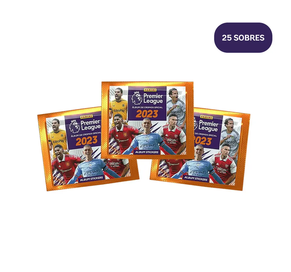 Pack Premier League 2023 (25 Sobres) | EntreKids