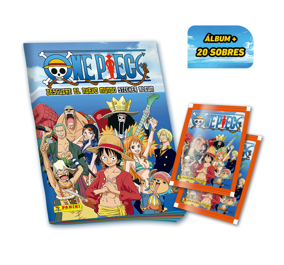 Pack Álbum One Piece Descubre El Nuevo Mundo (Álbum Tapa Suave + 20 ...